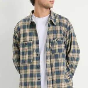 Engineered Garments Plaid Jacquard Work Shirt