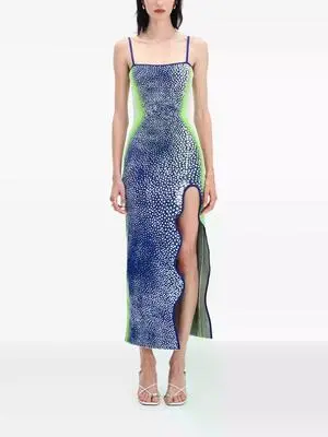 Ph5 Spot-print Side-slit Dress