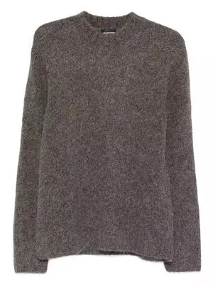 Emporio Armani Wool Crew-neck Sweater - Brown