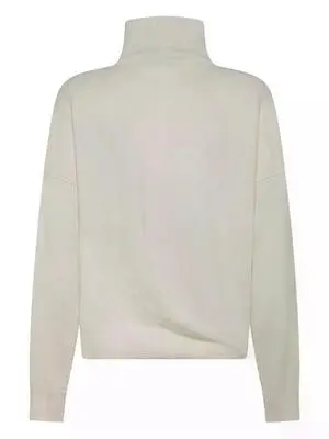 Seventy Turtleneck Twist-front Sweater