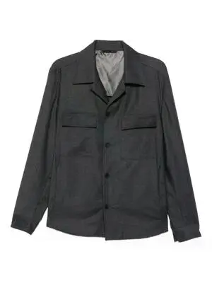 BRIGLIA 1949 Pocket Overshirt - Grey