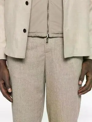 BRIGLIA 1949 Pressed-crease Button Trousers