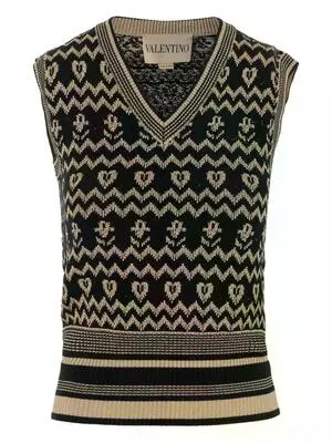 Valentino Garavani Wool-blend Knit Vest