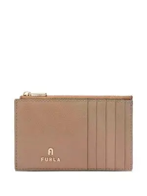 Furla Camelia M Zip-top Card Holder Brown