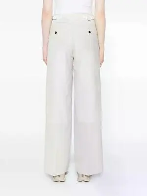 Sacai Adjustable-waist Flap-pocket Trousers - Neutrals