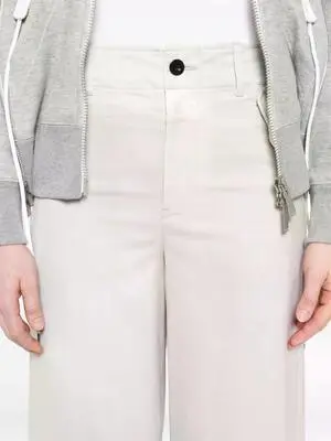 Sacai Adjustable-waist Flap-pocket Trousers - Neutrals