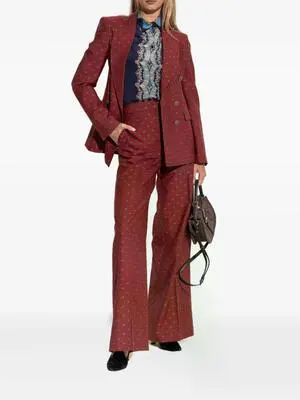 Etro Jacquard-patterned Trousers