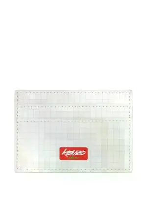 Kenzo X Futura 2000 Grid-print Cardholder - White