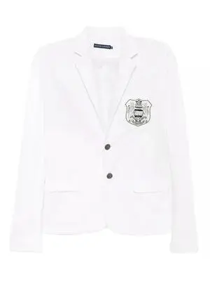 Polo Ralph Lauren Logo-embroidered Blazer - White