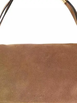 Moschino Suede Tote Bag - Brown