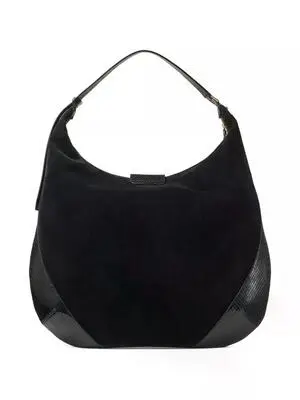 JIMMY CHOO Large Hobo Shoulder Bag - Black