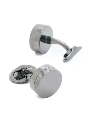 Giorgio Armani Textured Round Cufflinks