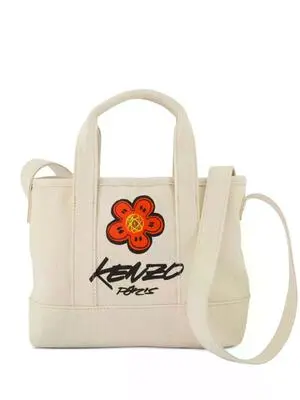 Kenzo X Futura 2000 Flower-print Tote Bag - Neutrals
