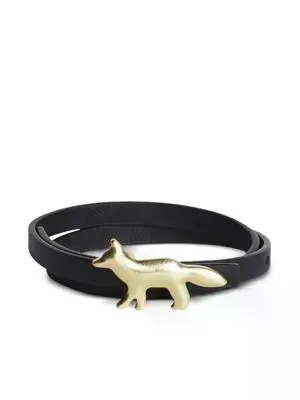 Maison Kitsuné Profile Fox Leather Bracelet