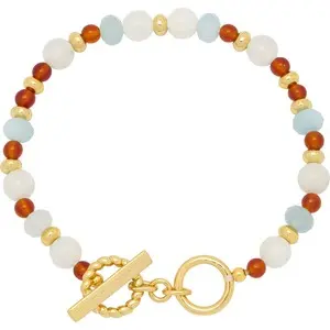 Estée Lauder Beaded Bracelet Red Multi
