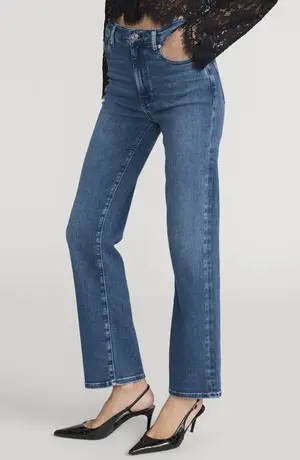FRAME Le Sleek Straight High-waist Jeans - Reign