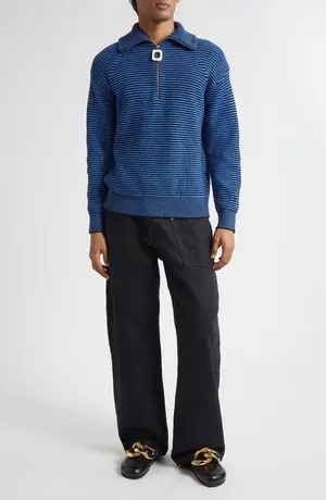 JW Anderson Twisted Workwear Denim Jeans - Black