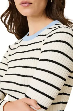 Solid & Striped The Dora Stripe Sweater - Brule