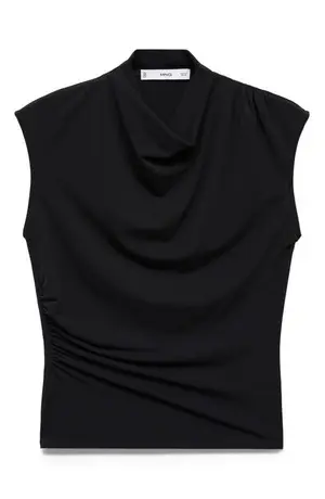 Mango Drape Neck Knit Tank
