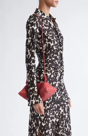 Altuzarra Mini Origami Leather Crossbody Bag - Red