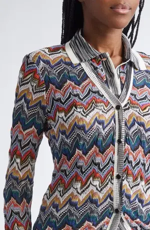 Missoni Zigzag Stripe Cardigan