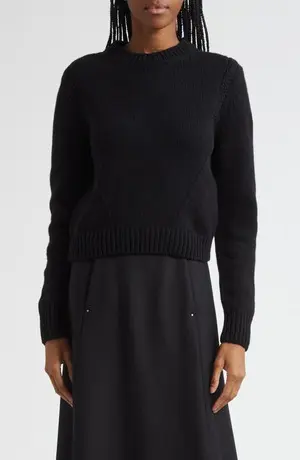 Moncler Wool & Cashmere Crewneck Sweater