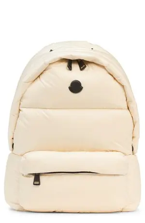 Moncler Caradoc Puffer Backpack - Ivory
