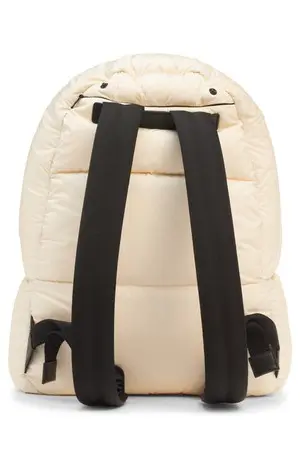 Moncler Caradoc Puffer Backpack - Ivory