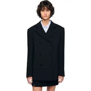 Sandro Button Detailed Outerwear For Women