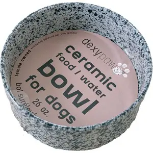 DEXYPAWS Ceramic Dog Bowl - Multicolored