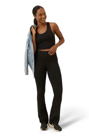 PACT On The Go-to Bootcut Legging - Black
