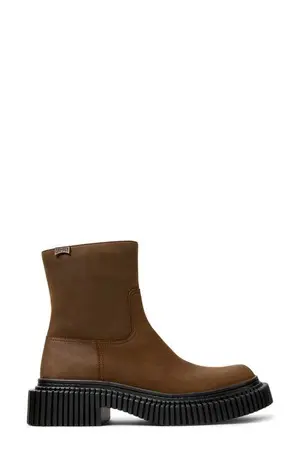 Camper Pix Berlin Zip Boot - Medium Brown