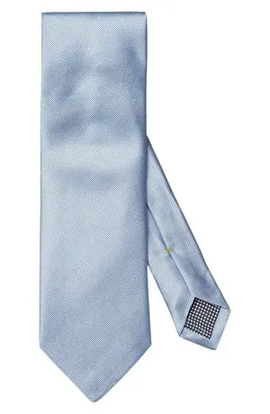 Eton Solid Silk Twill Tie - Light Blue
