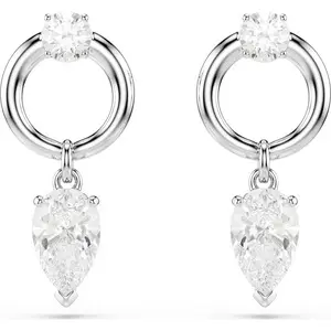 SWAROVSKI Mesmera Drop Earrings - Rhodium/white