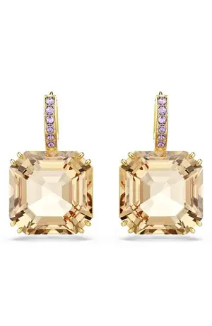 Swarovski Square Earrings