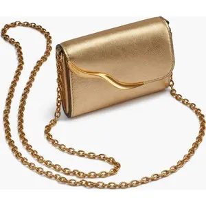 Donna Karan New York Malverne Metallic Wallet On String - Gold