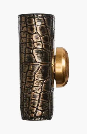 Donna Karan New York Valley Stream Metallic Croco Small Wallet