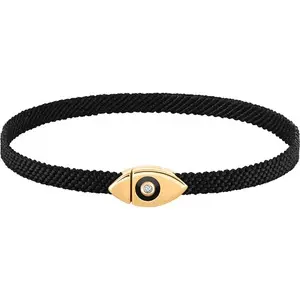 KARMA AND LUCK Infinite Success Evil Eye Bracelet - Black/gold