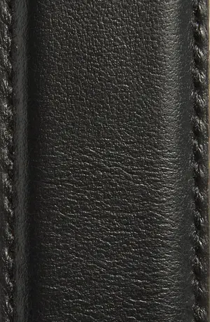 FRAME Chain Detail Leather Belt