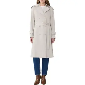 Soia & Kyo Becky Double-breasted Trench Coat - Light Oak