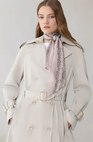 Soia & Kyo Becky Double-breasted Trench Coat