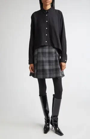 Proenza Schouler Classic Twill Button-up Top