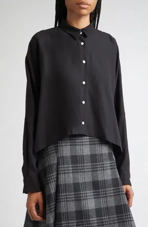 Proenza Schouler Classic Twill Button-up Top