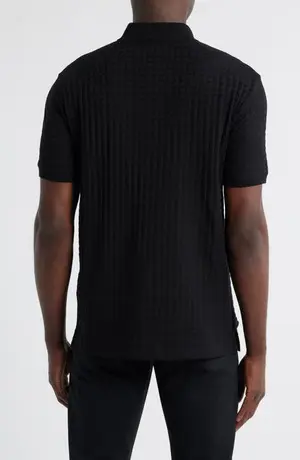 Emporio Armani Textured Cotton Polo