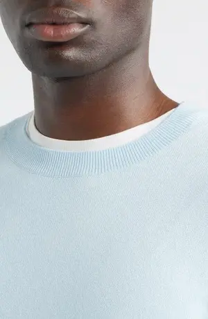 Nordstrom Crewneck Cotton & Cashmere Sweater
