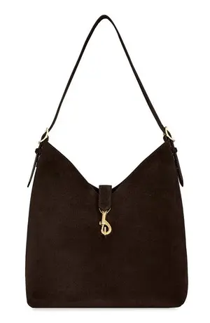 Rebecca Minkoff Mini Megan Leather Hobo Bag - Fondant