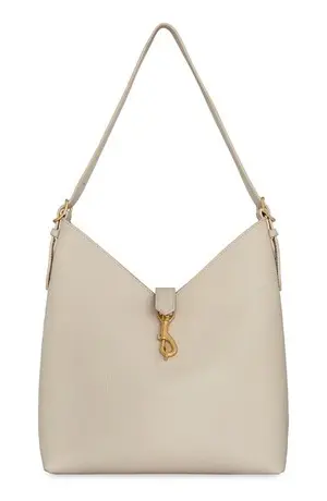 Rebecca Minkoff Mini Megan Leather Hobo Bag - Stone