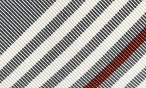 Thom Browne 4-bar Rep Stripe Silk & Cotton Tie - Burgundy