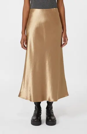 MM BY MAX MARA Alessio Bias-cut Maxi Skirt