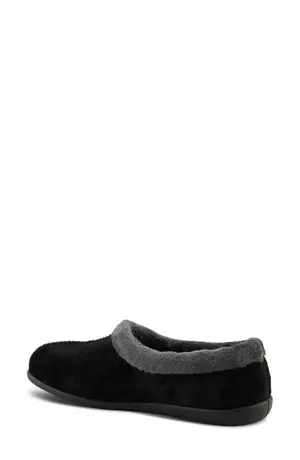 SPRING STEP SHOES Amalie Faux Fur Slipper - Black Multi